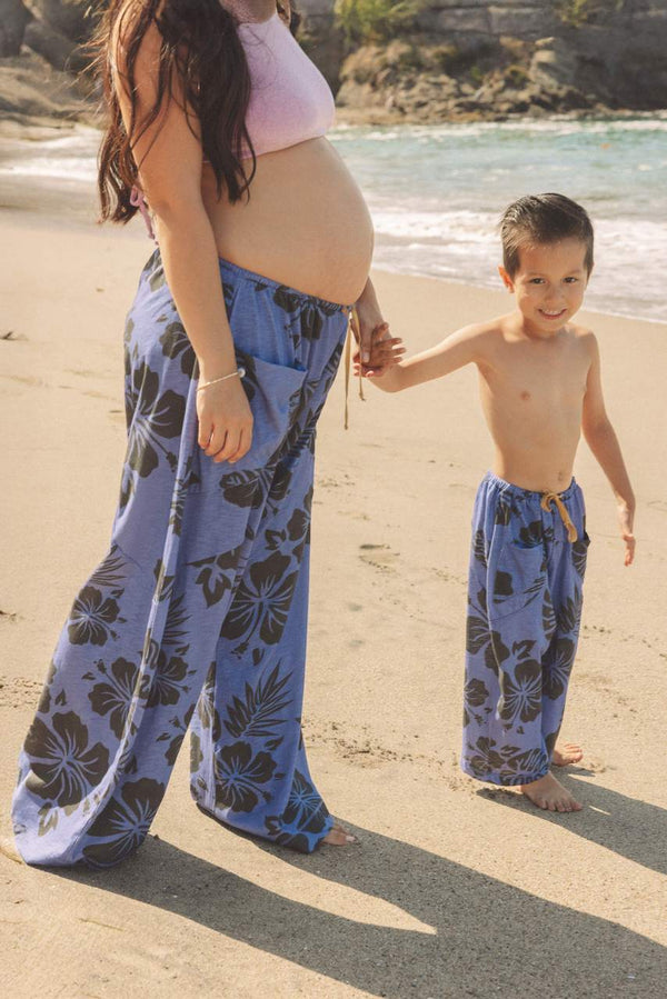 Dolkii Hawai'i | Kids Pant Luca | Las Olitas - Blue Violet